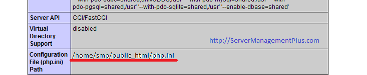 Custom user php.ini for fcgi(FastCGI) PHP handler in cPanel